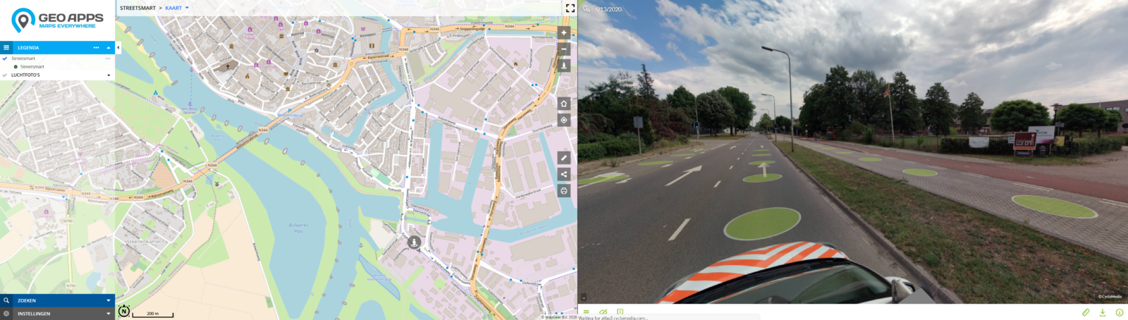 Nieuw: StreetSmart straatbeelden in GeoApps - MapGear B.V.